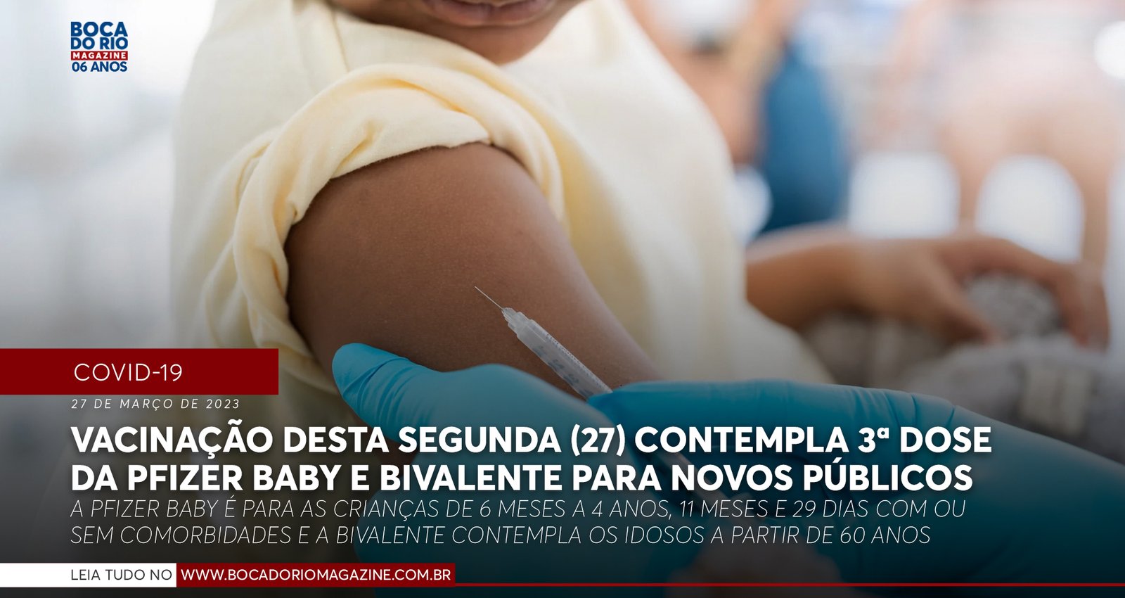 Vacinação contra Covid-19 desta segunda (27) contempla 3ª dose da ...